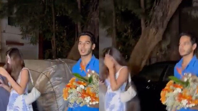 Ishaan Khatter's Girlfriend Chandni Bainz Hides Face From Paps During ...