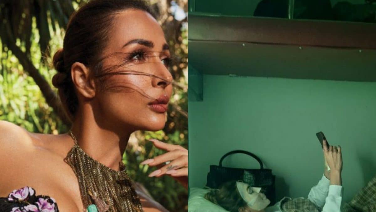 Malaika Arora Shocks Fans By Travelling On Train, Sleeps With A Face ...