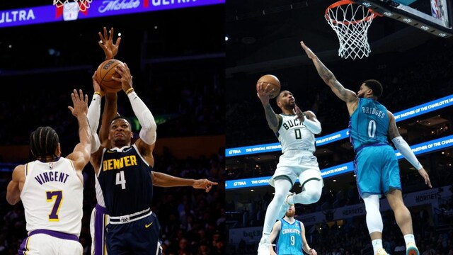 NBA Round-up: Nuggets Clobber Lakers; Bucks Sink Hornets Despite LaMelo ...