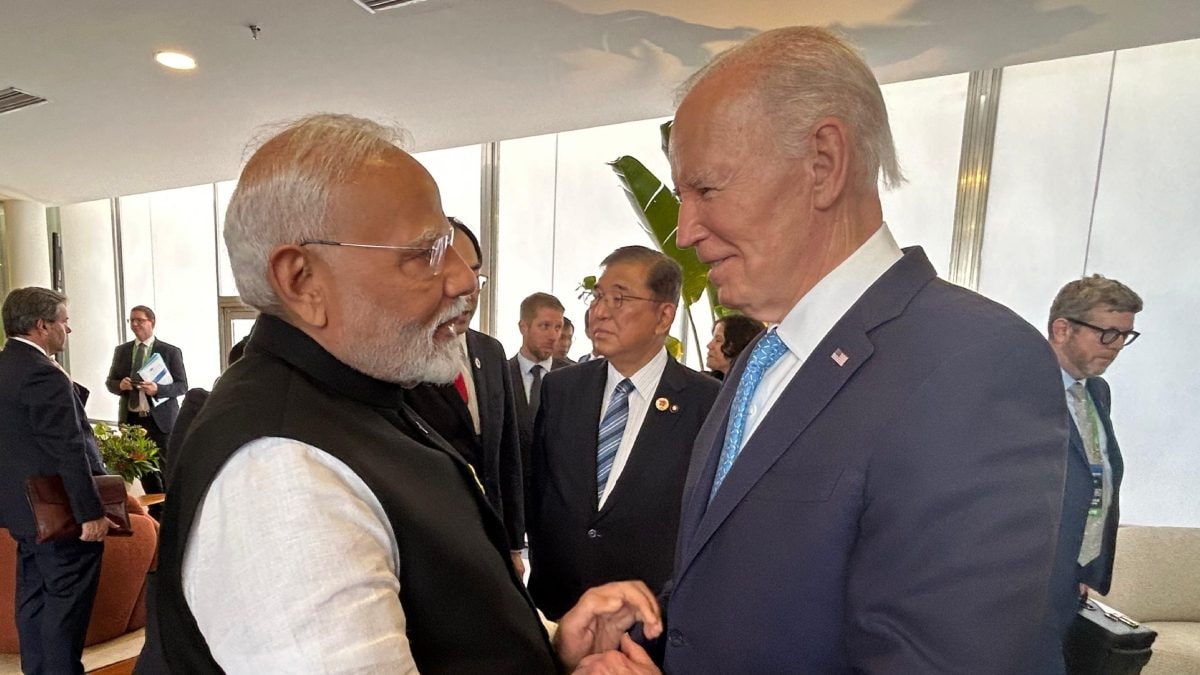 PM Modi Meets Joe Biden, Brazil President At G20 Summit In Rio de ...