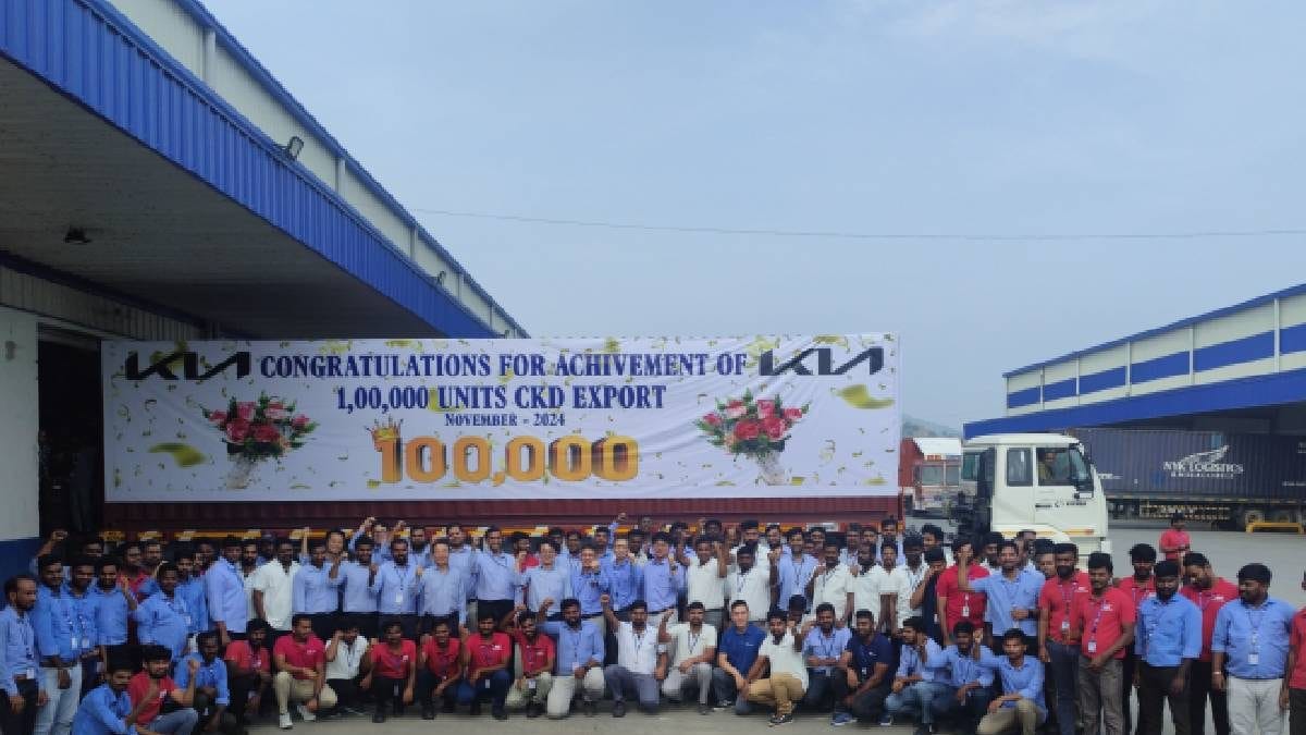 Kia India Exports 1,00,000 CKD Units, Strengthens Global Presence ...