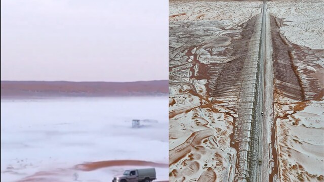 Unusual Snowfall In Saudi Arabia Raises Climate Concerns, Netizens Say ...