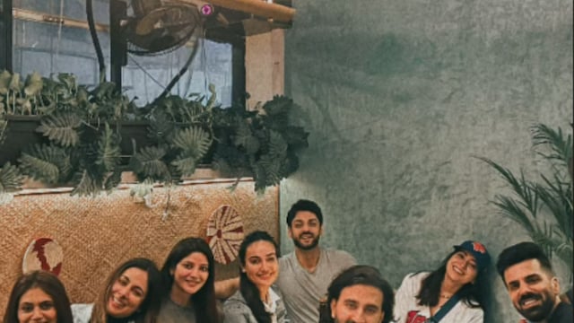 Newlyweds Surbhi Jyoti And Sumit Suri Catch Up With Friends Karan Wahi ...