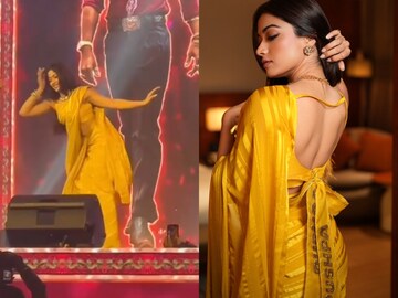 Rashmika Mandanna Dances To 'Saami Saami' At Pushpa 2 Event; Allu Arjun Blushes | Watch - News18