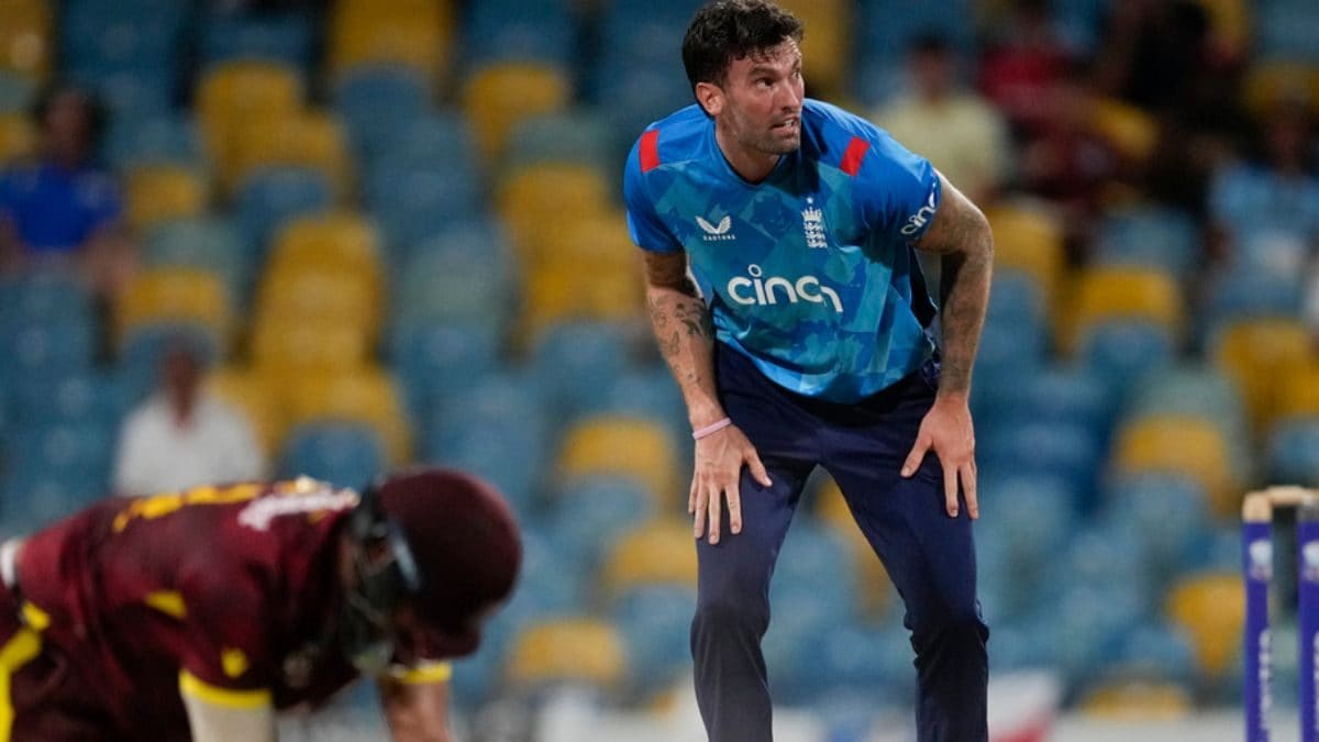 England's Reece Topley Fined For Code of Conduct Breach In T20I Against ...