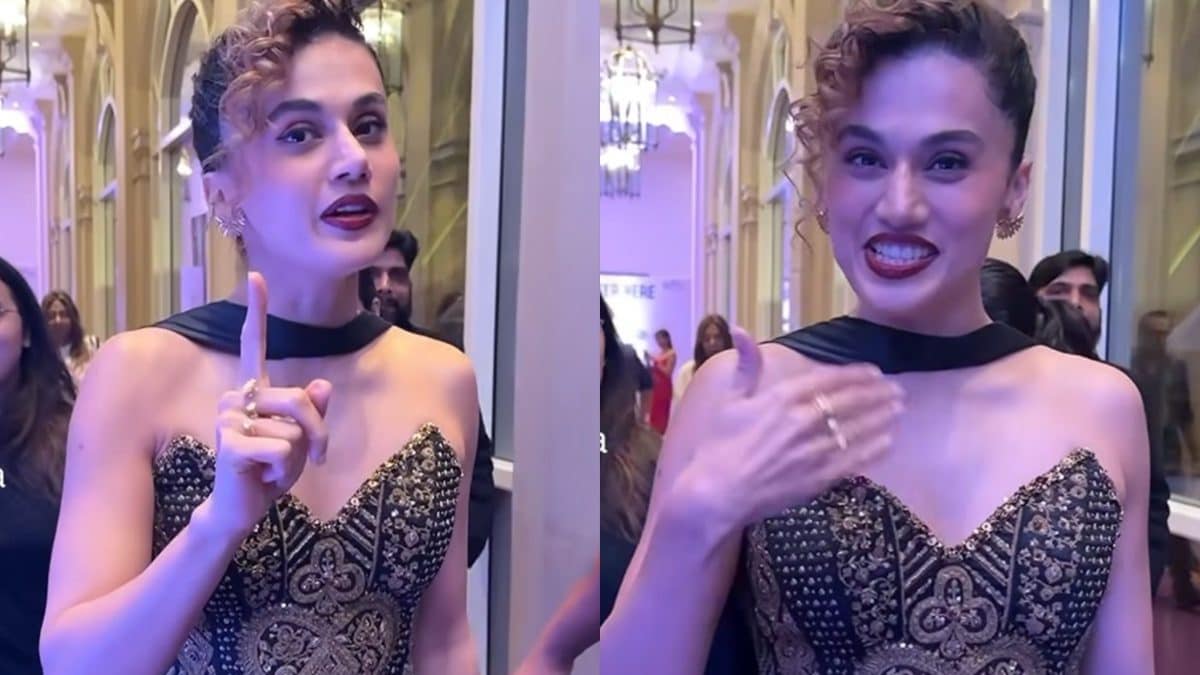 Taapsee Pannu's Banter With Paps Goes Viral: 'Meri Image Achi Mat Karna...' | Watch | Movies ...