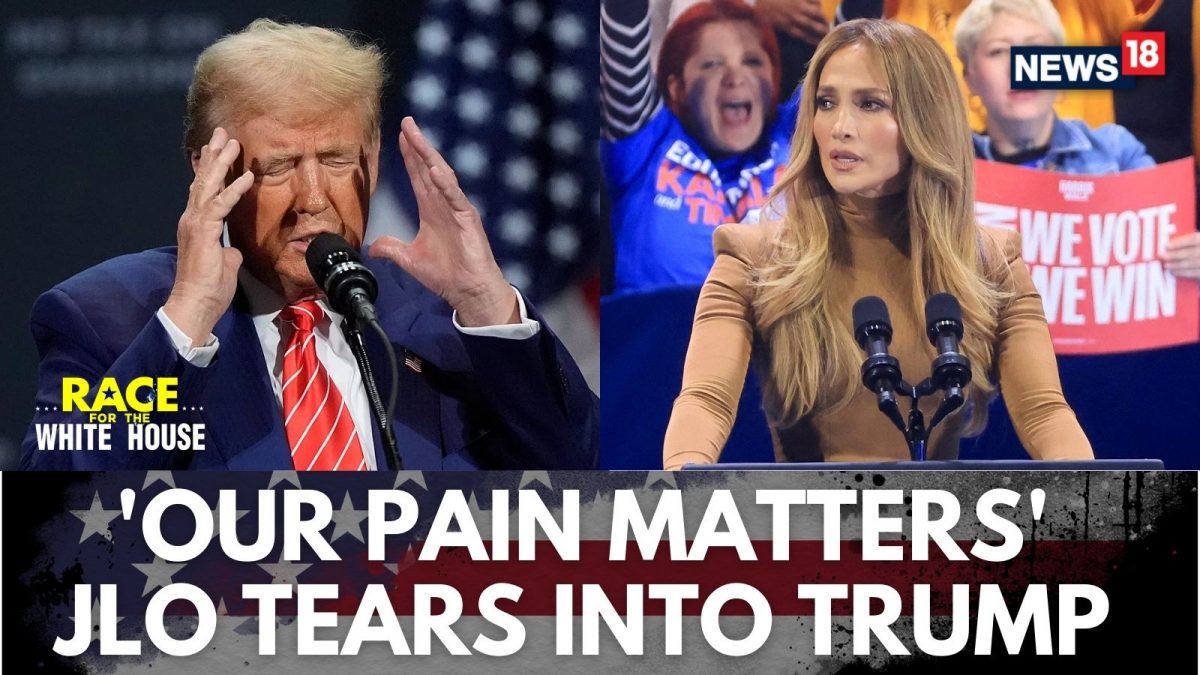 Jennifer Lopez Got Loud and Emotional, Wholeheartedly Endorsing Kamala ...