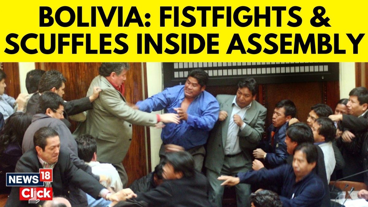 Brawl Breaks Out In Bolivian Assembly As Bolivian Ruling Party ...