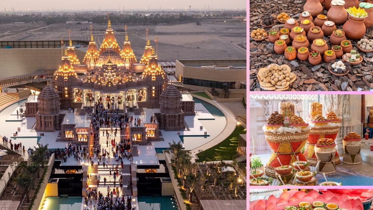 A Glimpse Of Abu Dhabi BAPS Hindu Mandir’s Grand Annakut On Govardhan ...