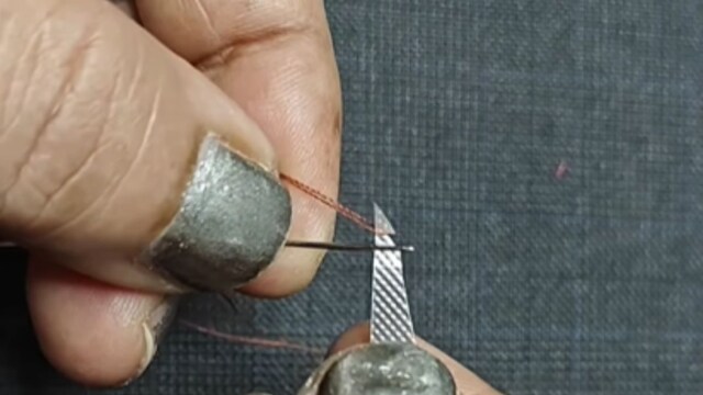 This Genius Needle Threading Trick Is Taking Internet By Storm | Watch ...