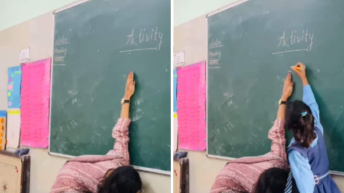 Delhi Teacher's Creative Classroom Trick To Measure Height Goes Viral ...