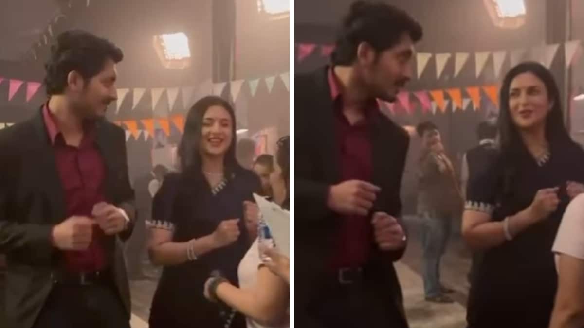 Nishank Verma Shakes A Leg With Divyanka Tripathi In BTS Clip From The Magic Of Shiri Sets ...