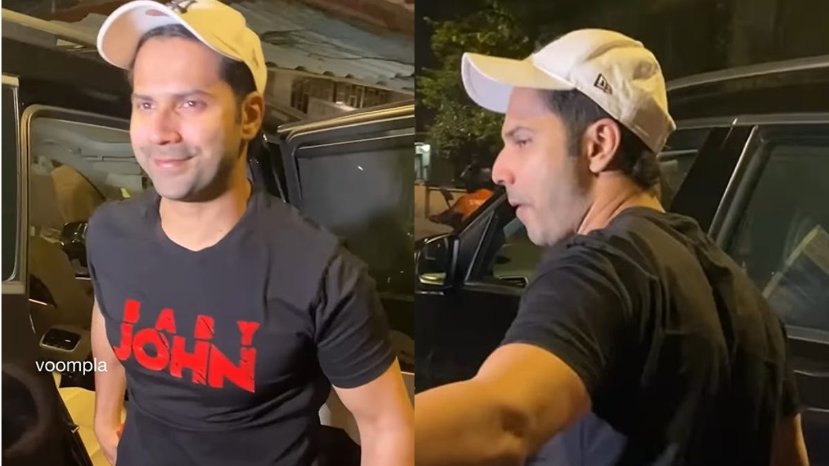 Varun Dhawan Greets Paps With A Smile, Gets Papped In Casual At A Dubbing Studio | Watch ...