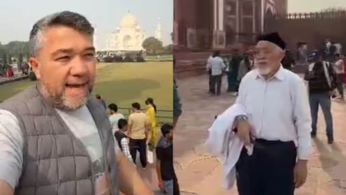 Foreigner Visits Taj Mahal With Elderly Father, Shares Frustration On ...