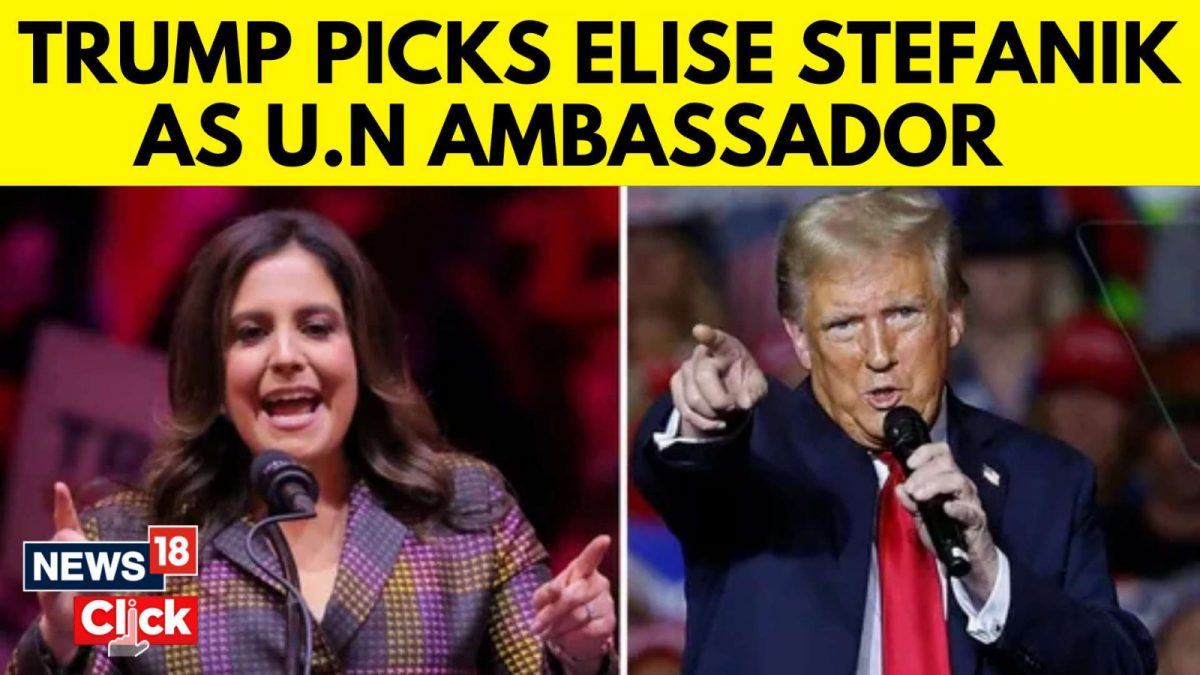 Donald Trump Picks New York Rep. Elise Stefanik for UN Ambassador - News18