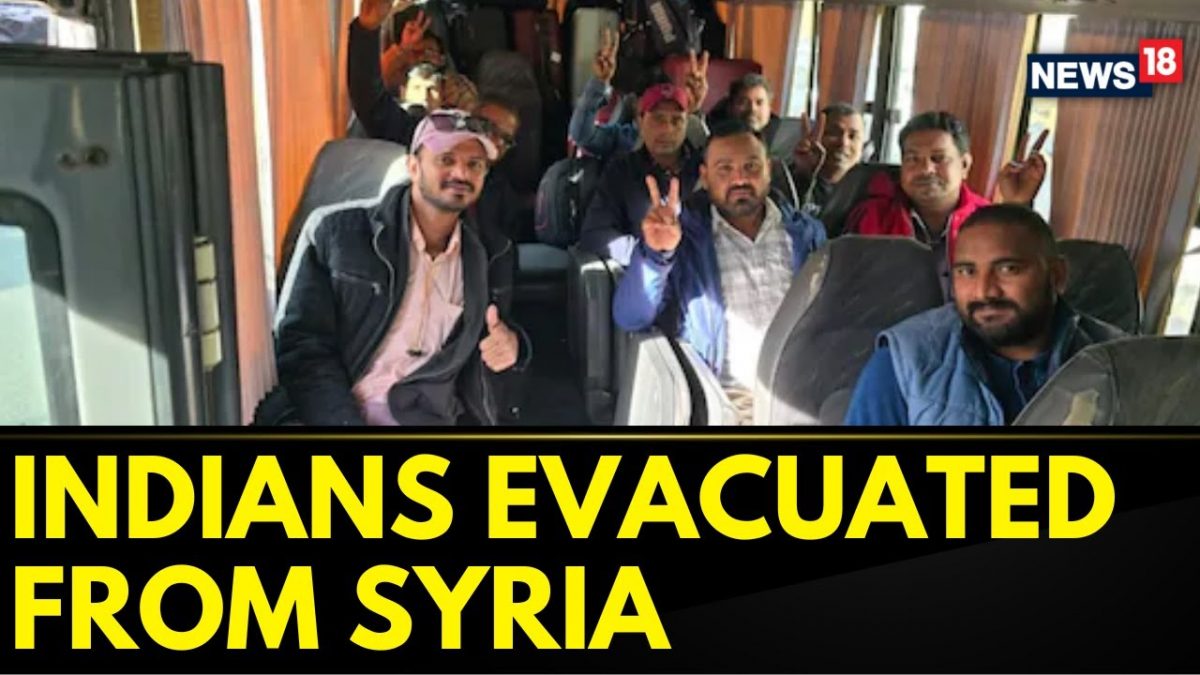75 Indians Evacuated From Syria Following Bashar Al Assad's Fall ...