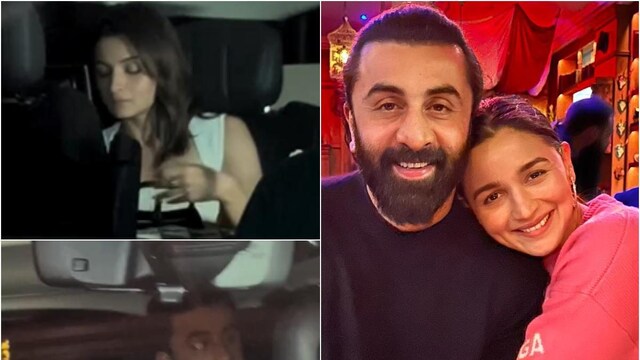 Alia Bhatt, Ranbir Kapoor Get Into The Holiday Spirit, Arrive At Aarti ...