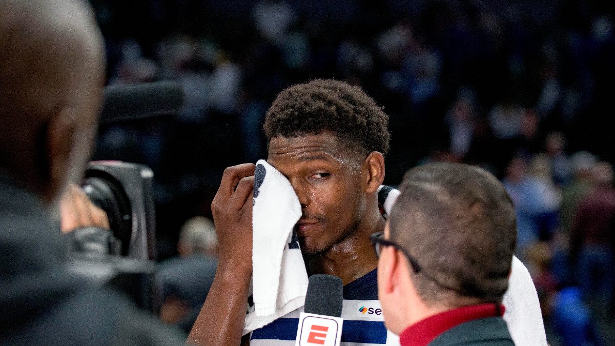 NBA: Anthony Edwards Fined $100,000 For 'Profane Language' In Post-Game ...