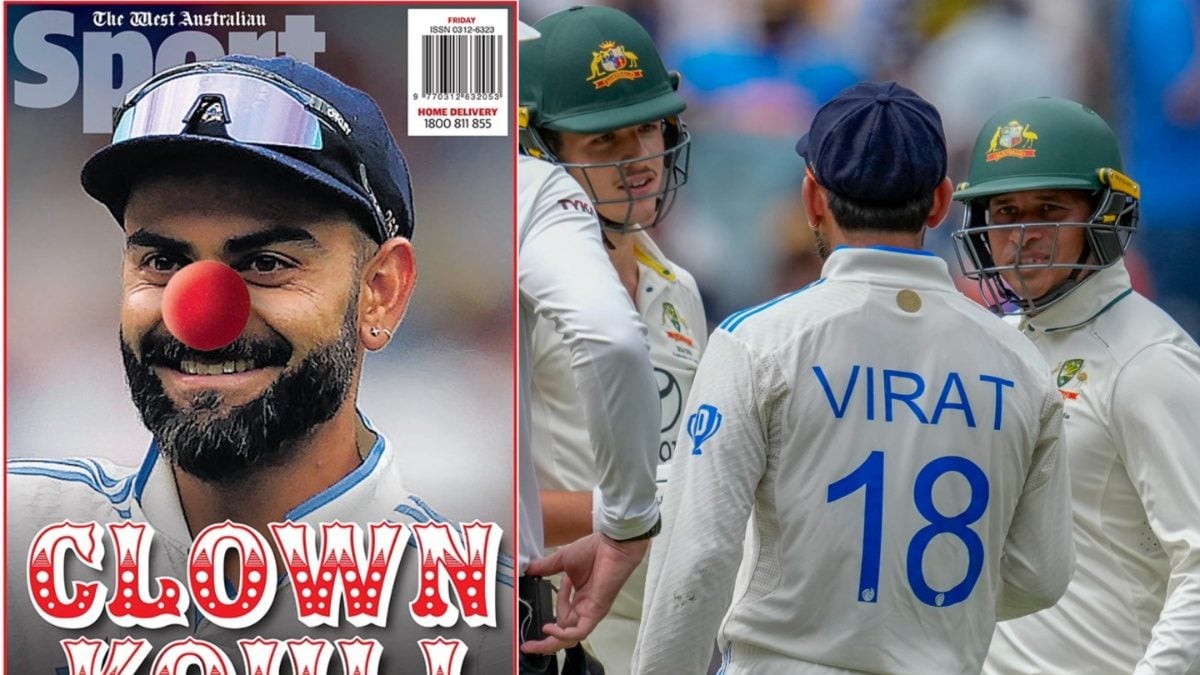 'Clown Kohli': Australian Media Slams Indian Superstar For Bumping Into ...