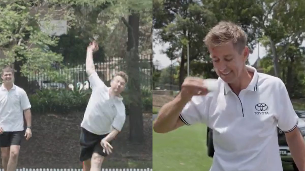 Watch: Brett Lee Leaves Broadcaster Mark Howard Bleeding In Freak ...