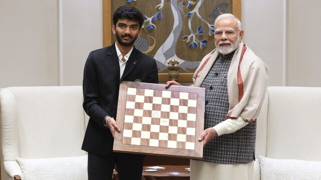 'India's Pride' D Gukesh Meets PM Narendra Modi, Gifts Him Championship ...
