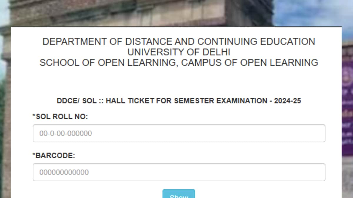 DU SOL Admit Card 2024 Released At sol.du.ac.in, Direct Link To ...