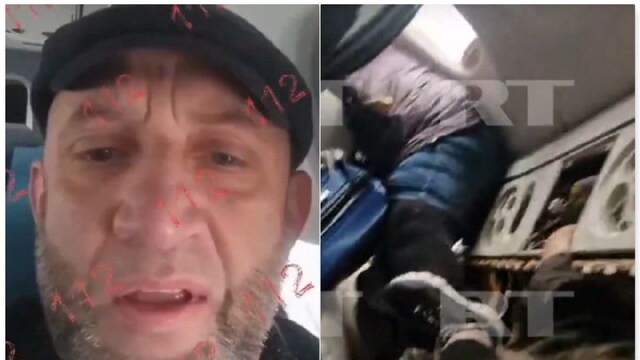 Survivor Captures Before And After Footage From Inside Crashed Azerbaijan Airlines Jet | Video ...