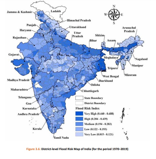 Nearly 85% Of India’s Highest Flood-Risk Districts In 6 States, 1 UT ...
