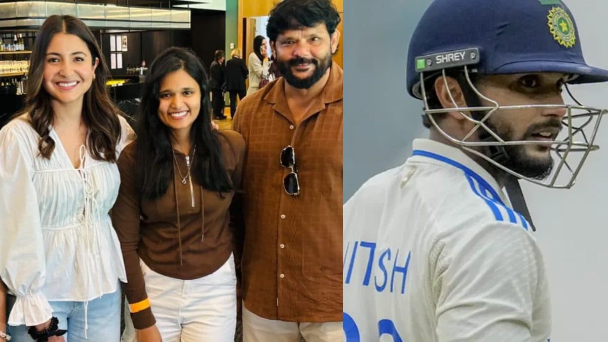 Anushka Sharma Poses With Nitish Kumar Reddy's Family In Melbourne ...
