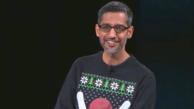 Google CEO Sundar Pichai Adds A Cricket Spin To ‘Ugly Sweater’ Contest ...