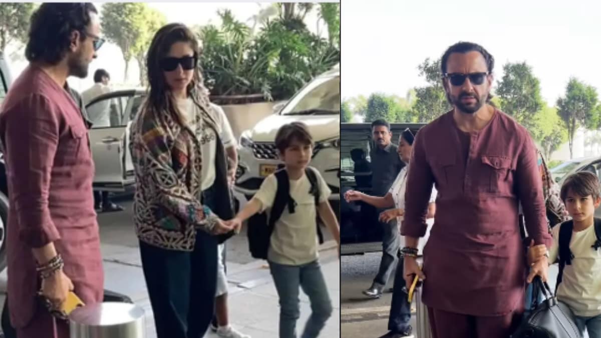 Kareena Kapoor, Saif Ali Khan Jet Off In Style For Christmas Holiday With Taimur And Jeh ...