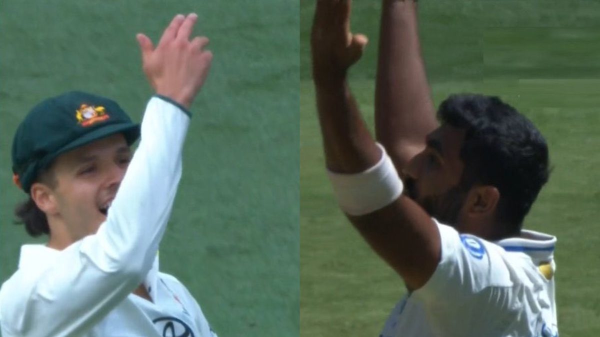 Jasprit Bumrah Copies Sam Konstas' Celebration After Taking His Wicket ...