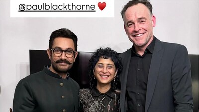 ‘Lagaan Reunion’: Aamir Khan, Kiran Rao Look Ecstatic As They Meet Paul ...