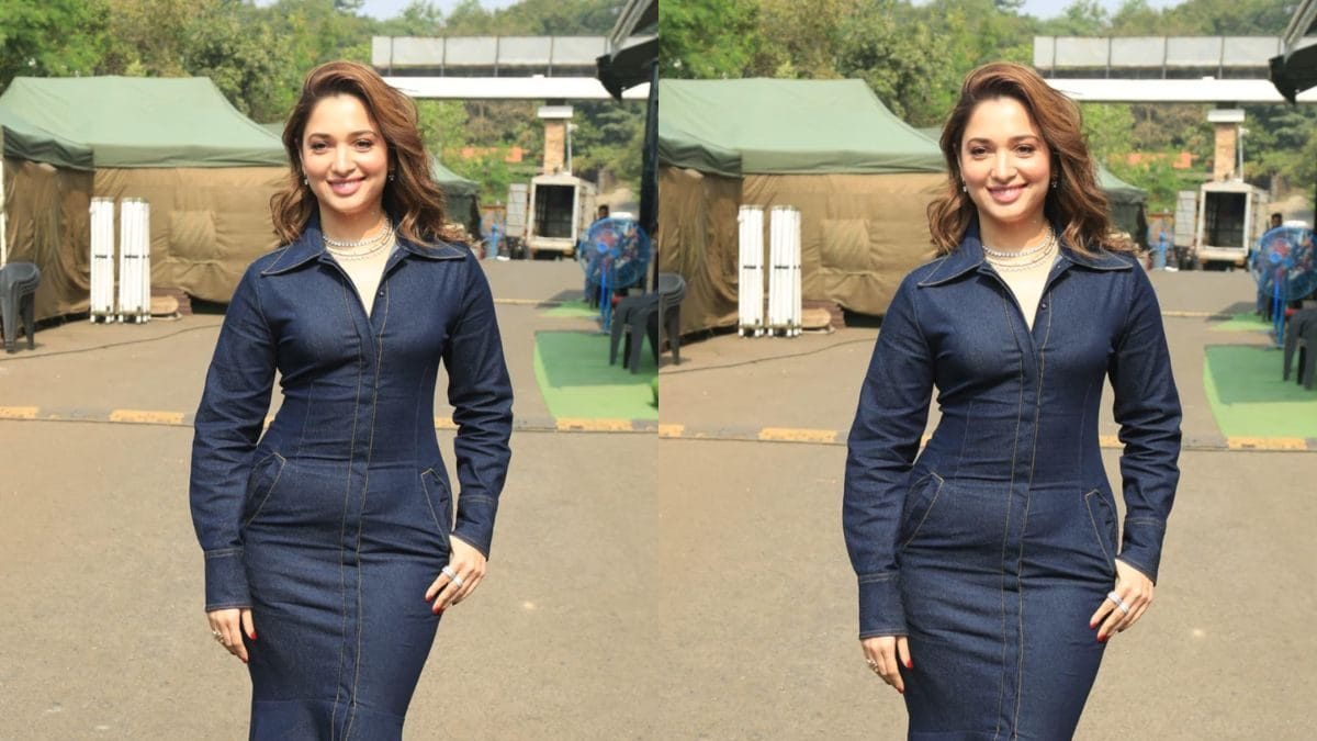 Tamannaah Bhatia Nails Street-style Look With White Tee And Denims ...