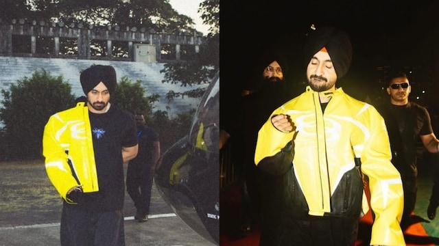 Diljit Dosanjh Stuns In Neon Balenciaga Jacket At Mumbai Concert: Here ...