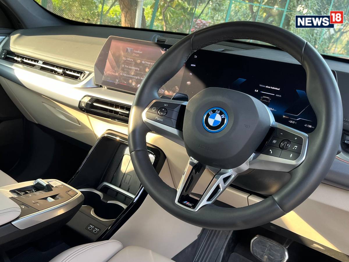 BMW iX1 in Pics: See Design, Features, Raod Presence, Interior and More