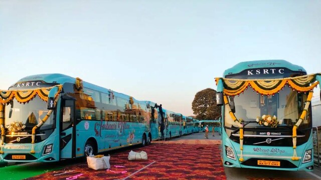 Karnataka: KSRTC Expands with 20 New Luxury Ambari Utsav Buses for ...