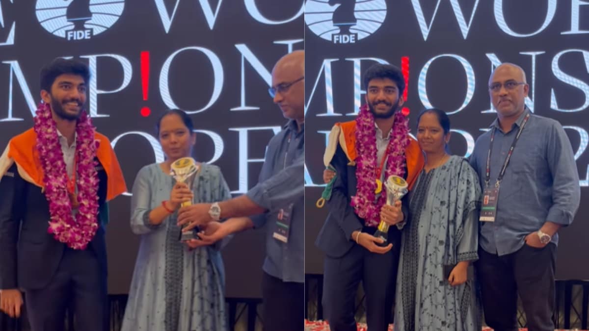 Watch: Gukesh Dommaraju’s Mother Wraps Her Arm Around Him In Loving ...