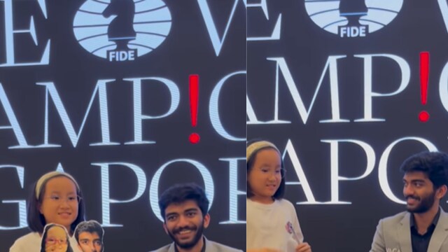 Watch: Chess Champ D Gukesh Delighted By Little Fan’s Custom Pillow ...