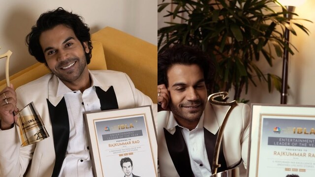 Rajkummar Rao Celebrates Entertainment Leader Of The Year Award On ...