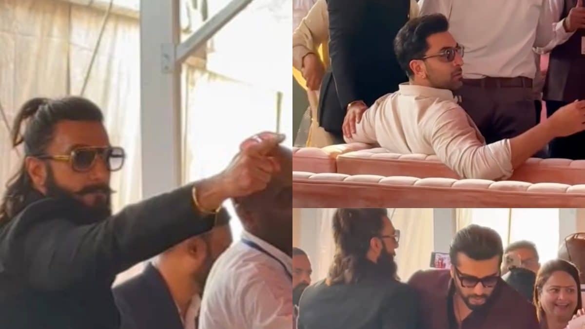 Ranveer Singh Calls Out To Arjun Kapoor In Hilarious Bromance Moment With Ranbir Kapoor | Watch ...