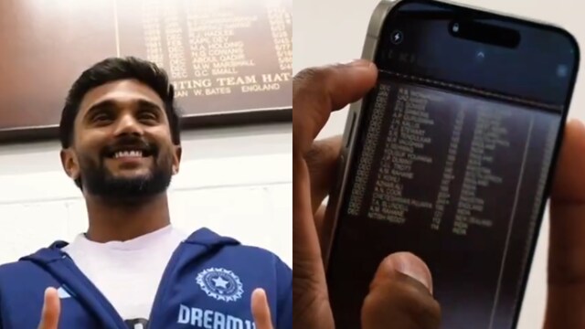 Nitish Reddy Clicks Photos As His & Jasprit Bumrah's Names Get Carved ...