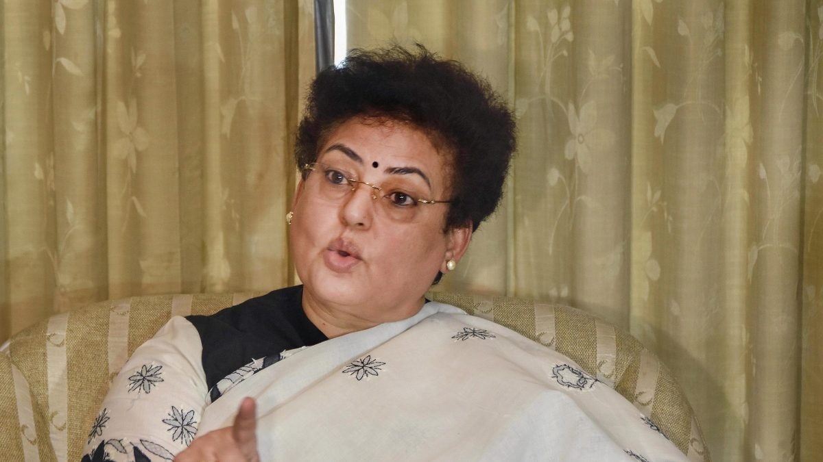 Rekha Sharma Elected Unopposed To Rajya Sabha From Haryana After ...