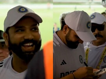 Watch: Fan's Desperate Plea For Autograph Leaves Rohit Sharma Smiling ...
