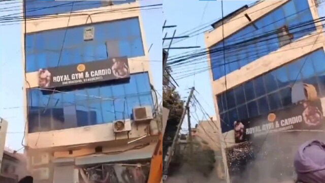 On Cam: Moment When Mohali Building Collapsed Killing At Least 2 ...