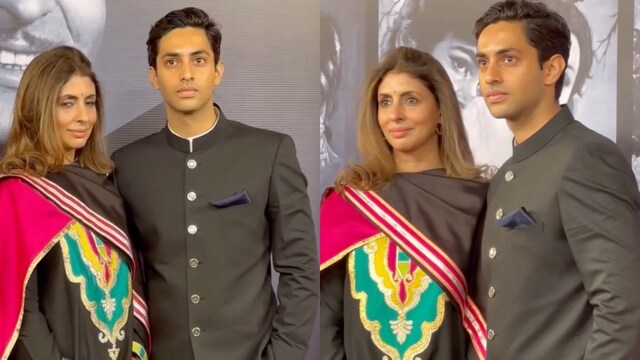 Shweta Bachchan Poses With Son Agastya At RK Film Festival; Husband ...