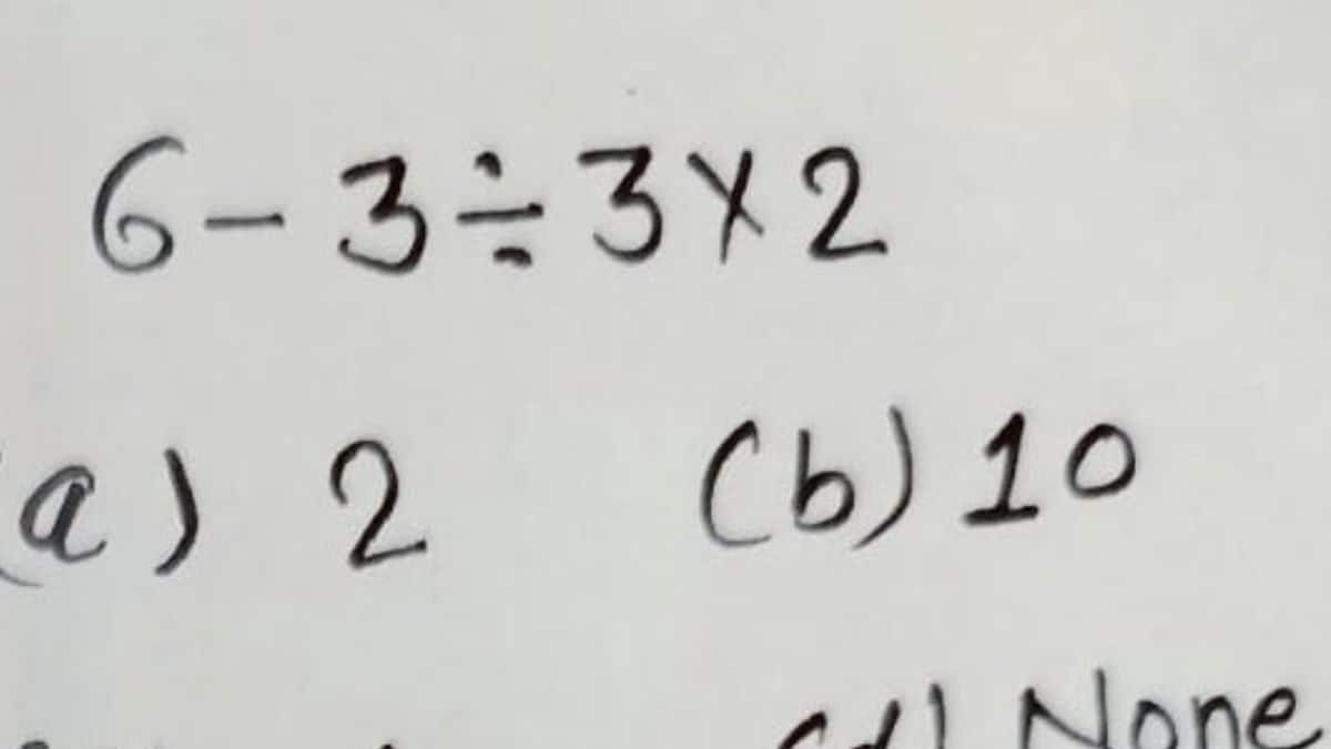 Brain Teaser: 10/10 If You Can Solve This Math Puzzle | Viral News - News18