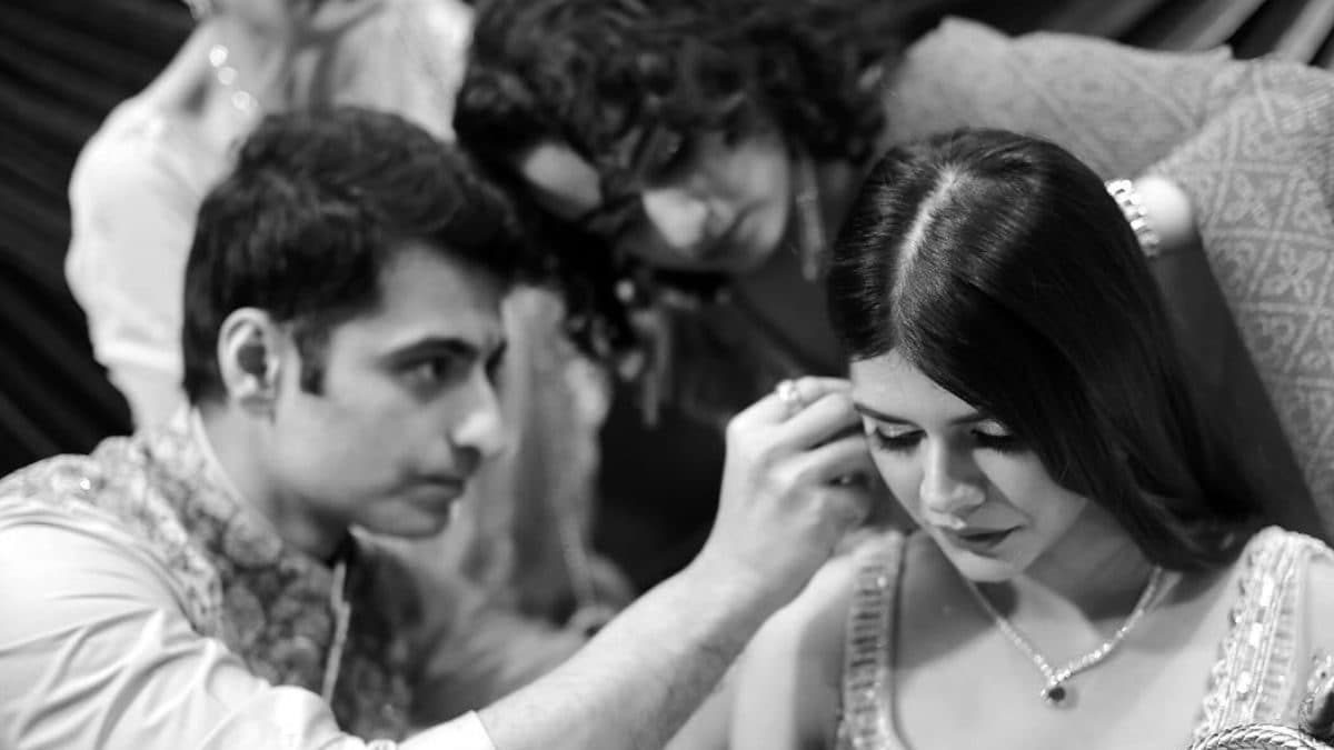 Inside Harshad Arora And Muskaan Rajput's Pre-wedding Celebration ...