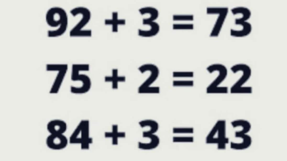 ‘92 + 3 = 73?’ This Math Puzzle Will Leave You Scratching Your Head ...