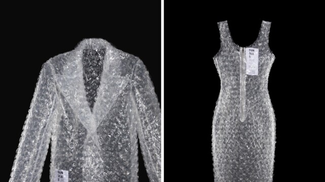This Bubble Wrap Dress By ‘Balenciaga Of Belarus’ Is Internet’s Latest ...